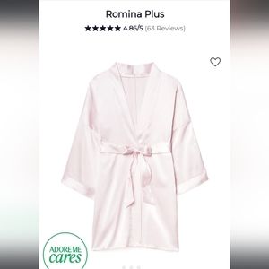Adore Me | Intimates & Sleepwear | Adore Me Romina Plus Satin Robe ...